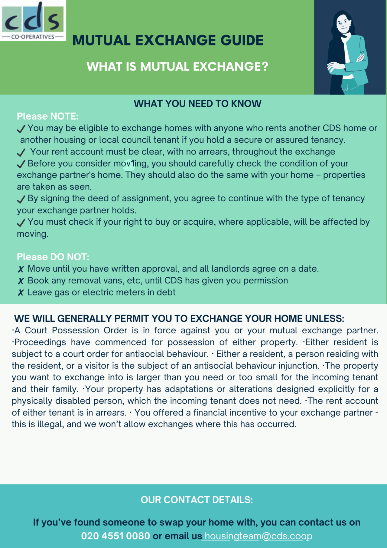 Mutual Exchange Guide | CDS CO-OPERATIVES