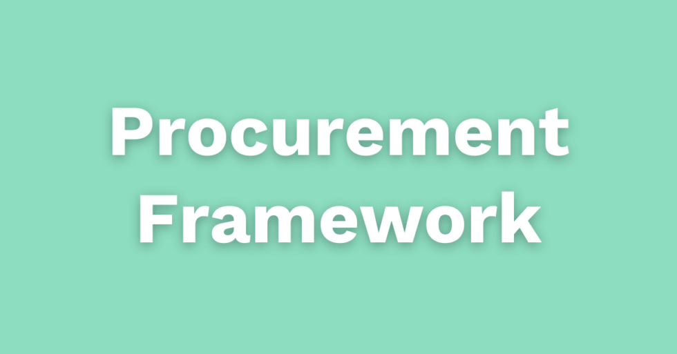 Procurement Framework | CDS CO-OPERATIVES